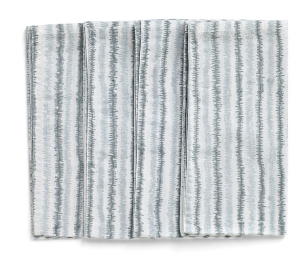 Electric Stripe Napkins in Cashmere Blue – Chamois Shop